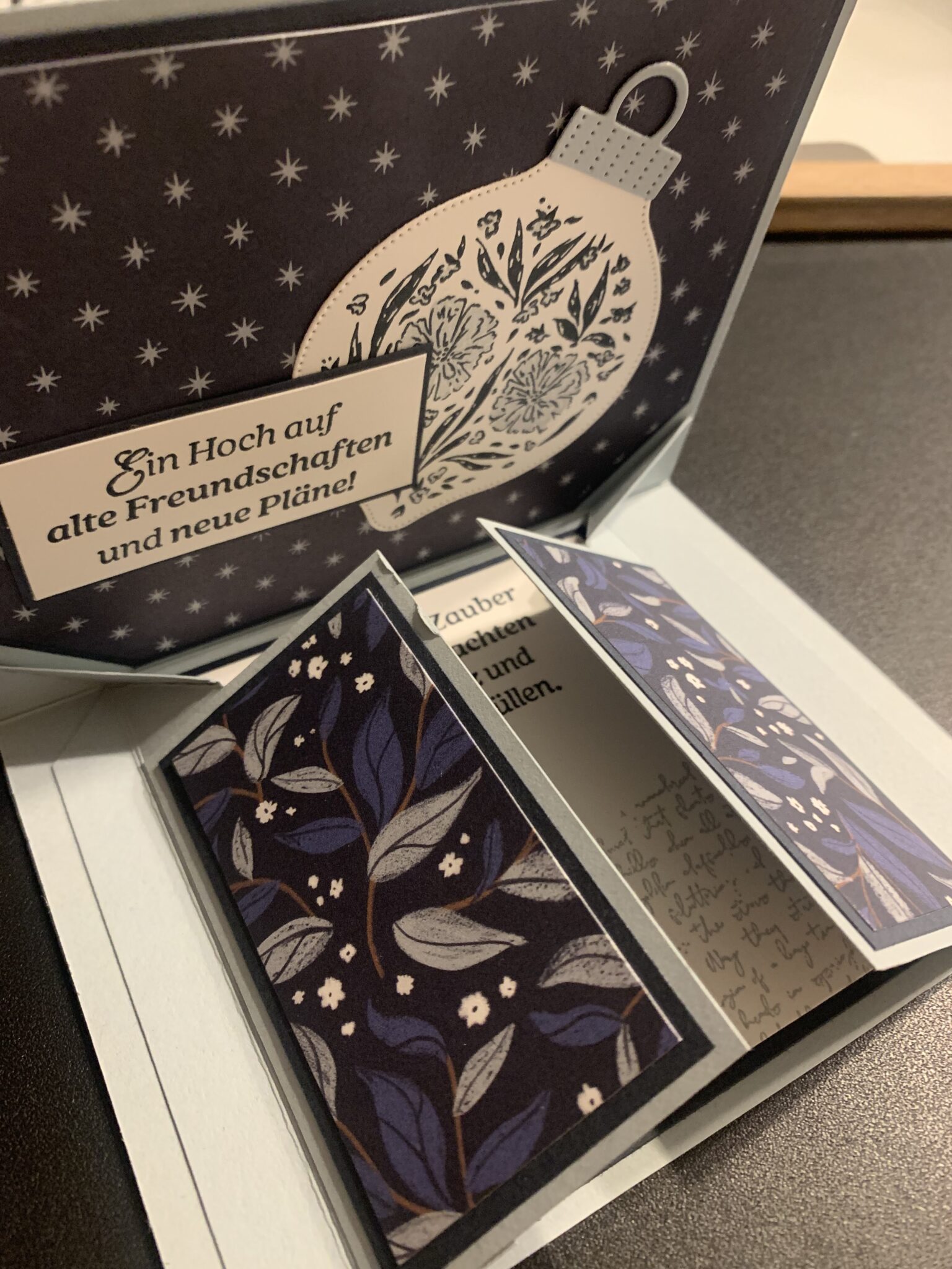 Weihnachtliche Dual Pop-Up Card „Friedvoller Garten“ (11/2025 ...